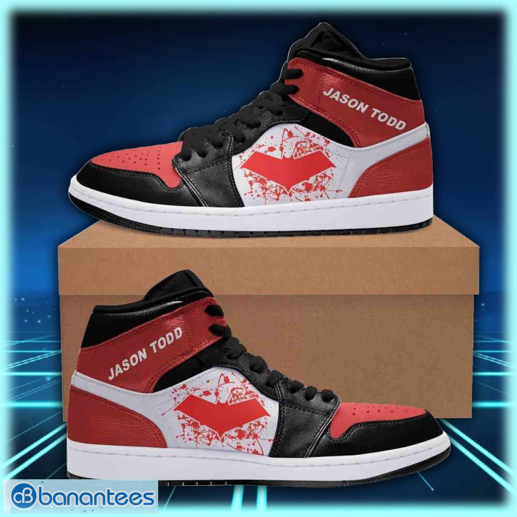Jason Todd Dc Comics Air Jordan Hightop Shoes For Men And Women - Banantees