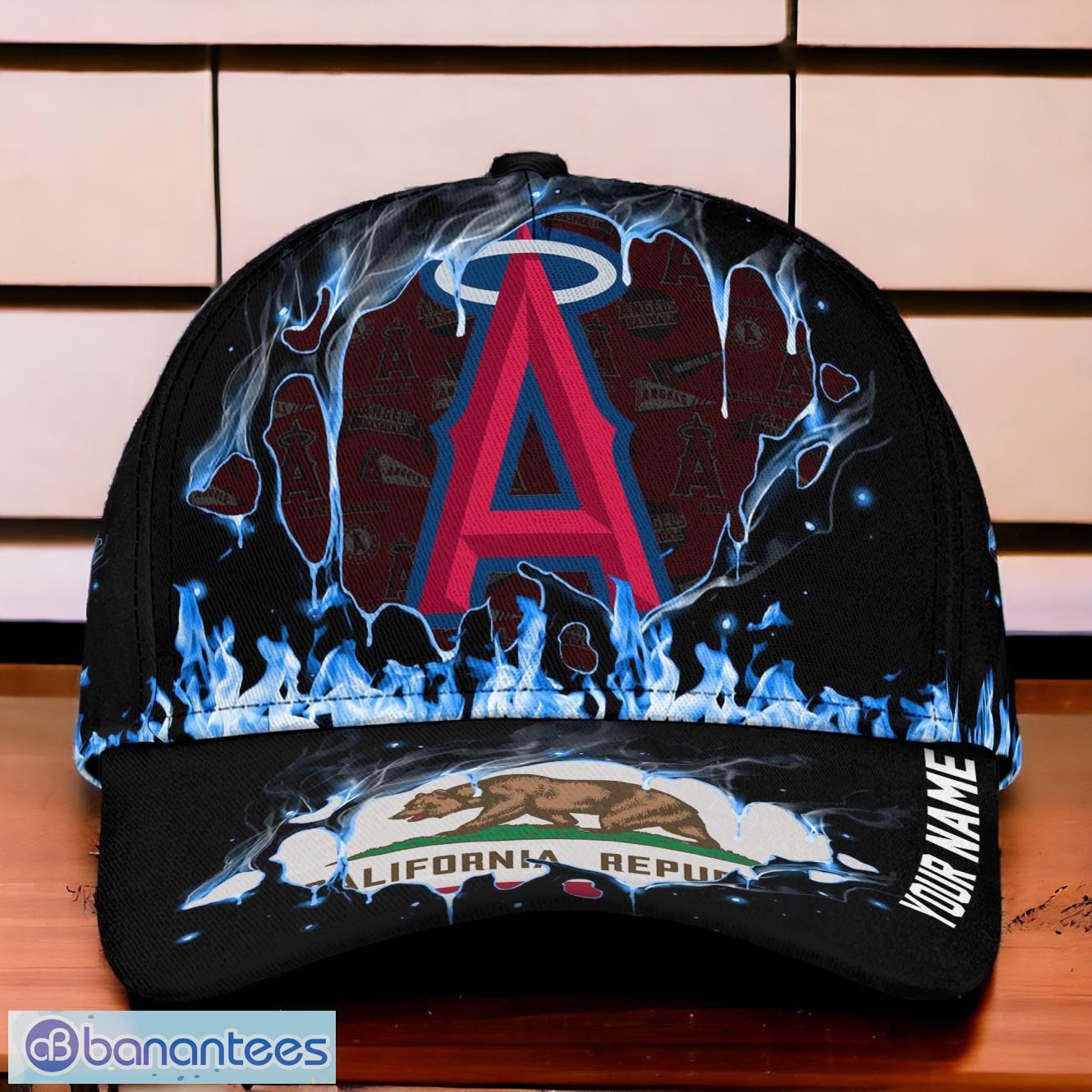 Los Angeles Angels 3D Exclusive Design Cap with Custom Name - Banantees