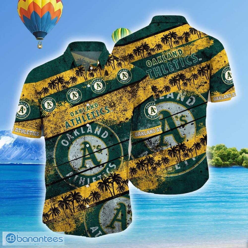 Oakland Athletics MLB Famous Logo Aloha Hawaiian Shirt For Summer ...