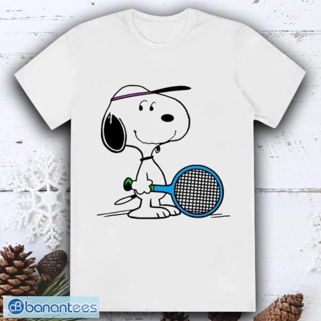 Peanuts Snoopy Plays Tennis Shirt - Banantees