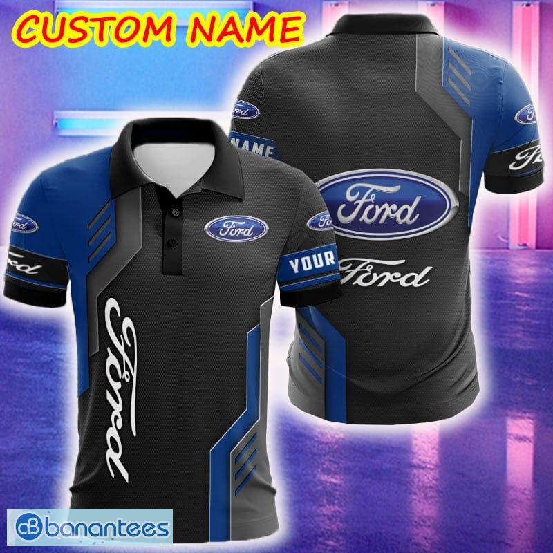 Personalized Ford Logo Car Truck And Motorcycle Polka Dot Leather Golf ...
