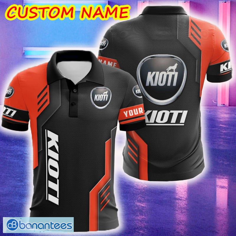Personalized Kioti Logo Car Truck And Motorcycle Polka Dot Leather Golf ...
