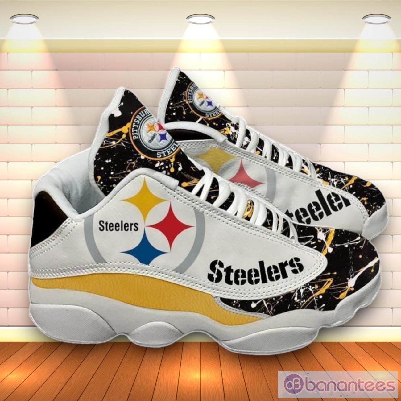 Pittsburgh Steelers Football Team Nfl Air Jordan 13 Sneaker Shoes ...