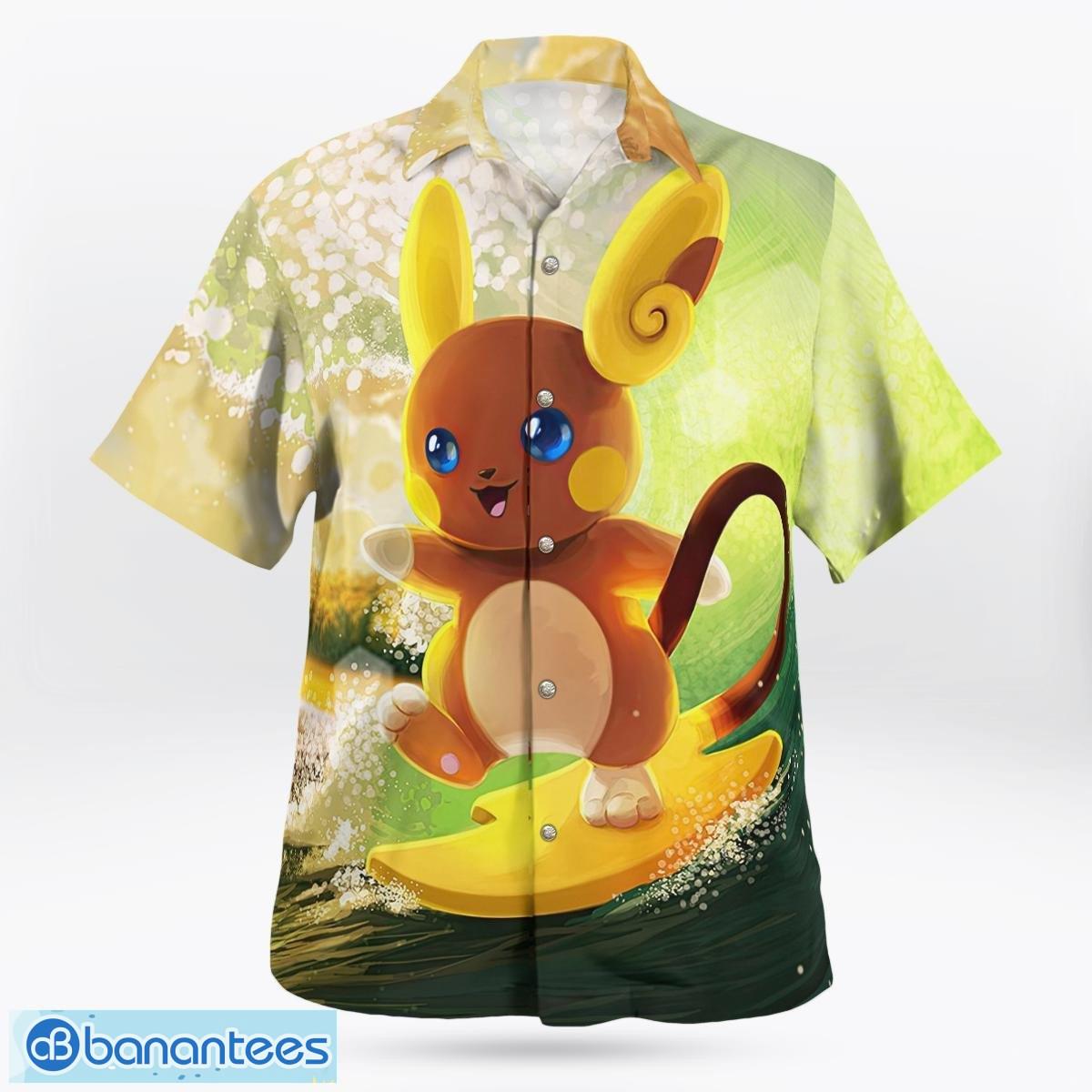 PKM Alola Raichu Beach Set 3D Hawaiian Shirt And Short Gift Beach ...