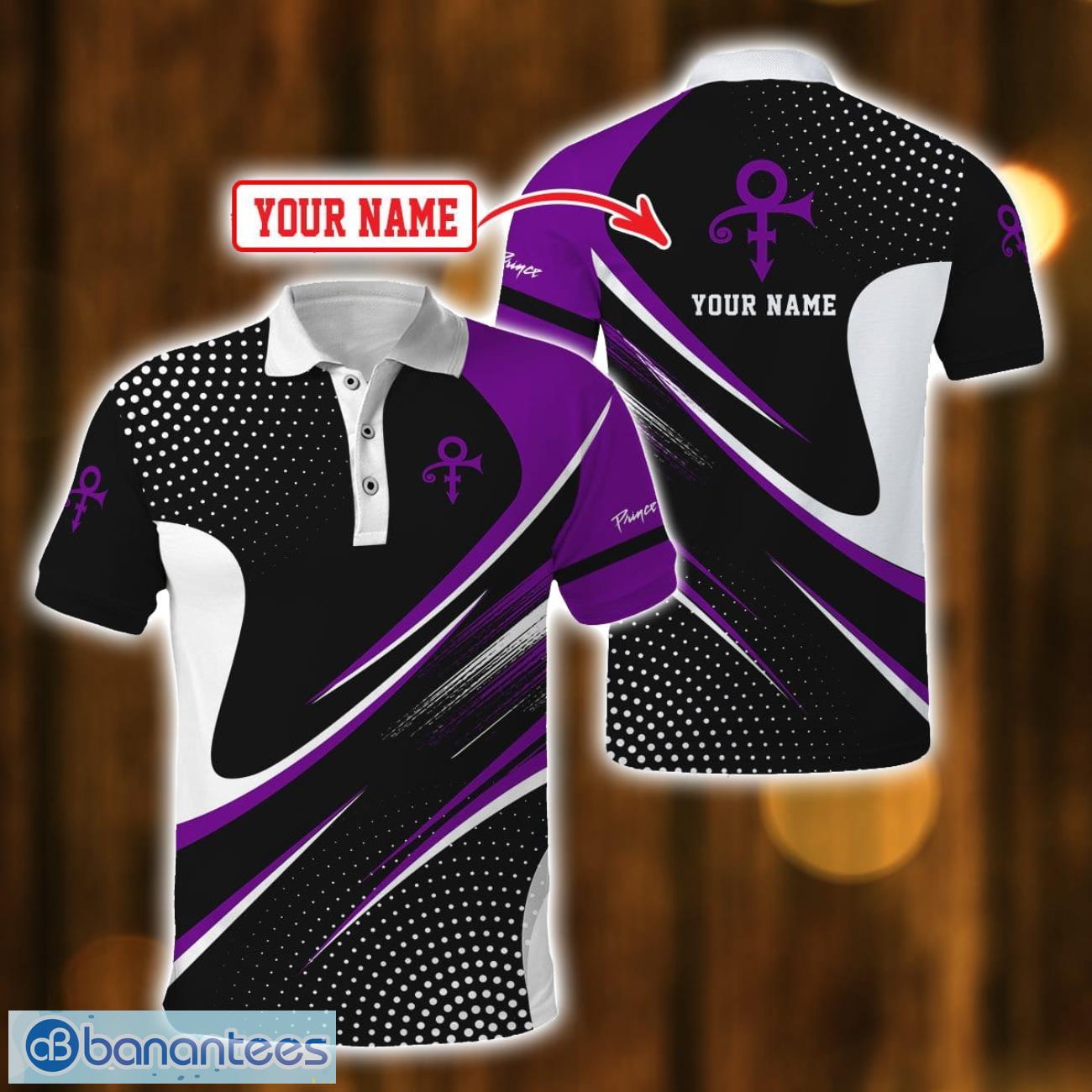 Prince Custom Name Polo Shirt New Design For Fans - Banantees