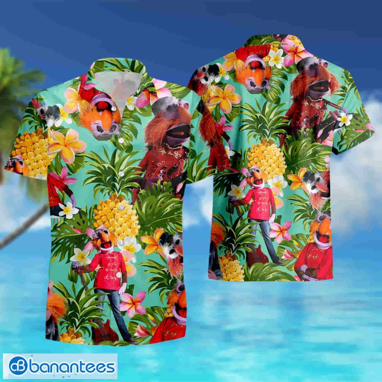 The Muppet Show Floyd Pepper Tropical Hawaiian Shirt And Short - Banantees