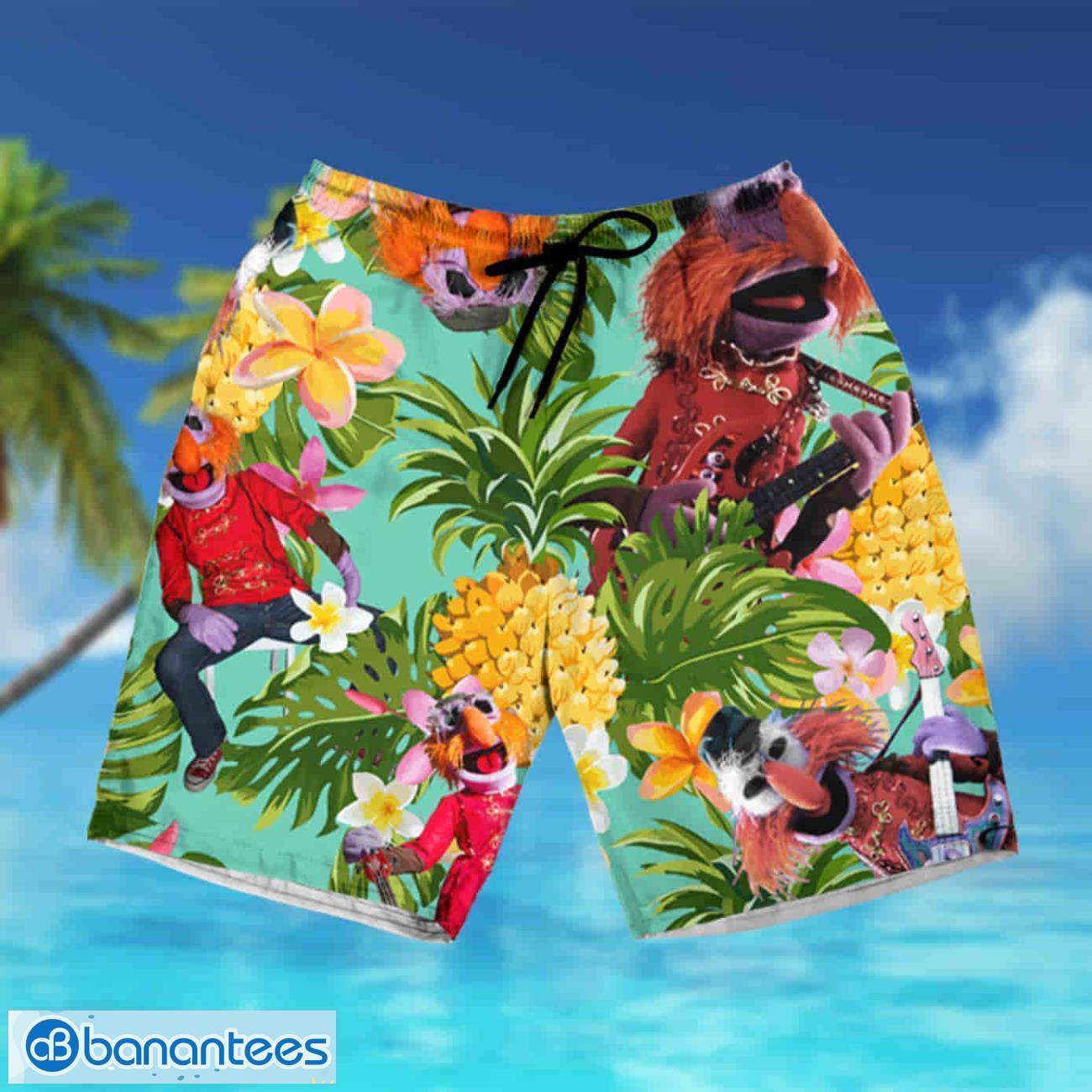 The Muppet Show Floyd Pepper Tropical Hawaiian Shirt And Short - Banantees
