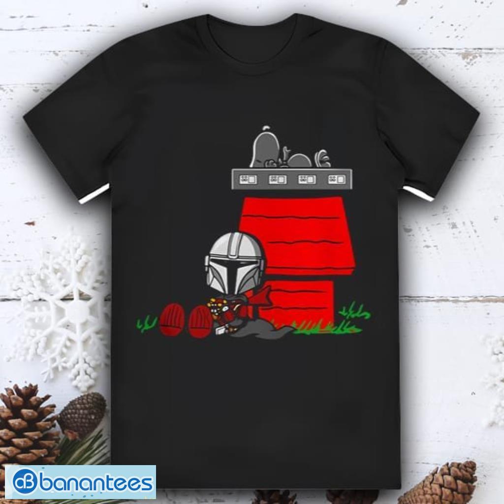 The Peanuts Snoopy and Star Wars The Mandalorian Shirt - Banantees