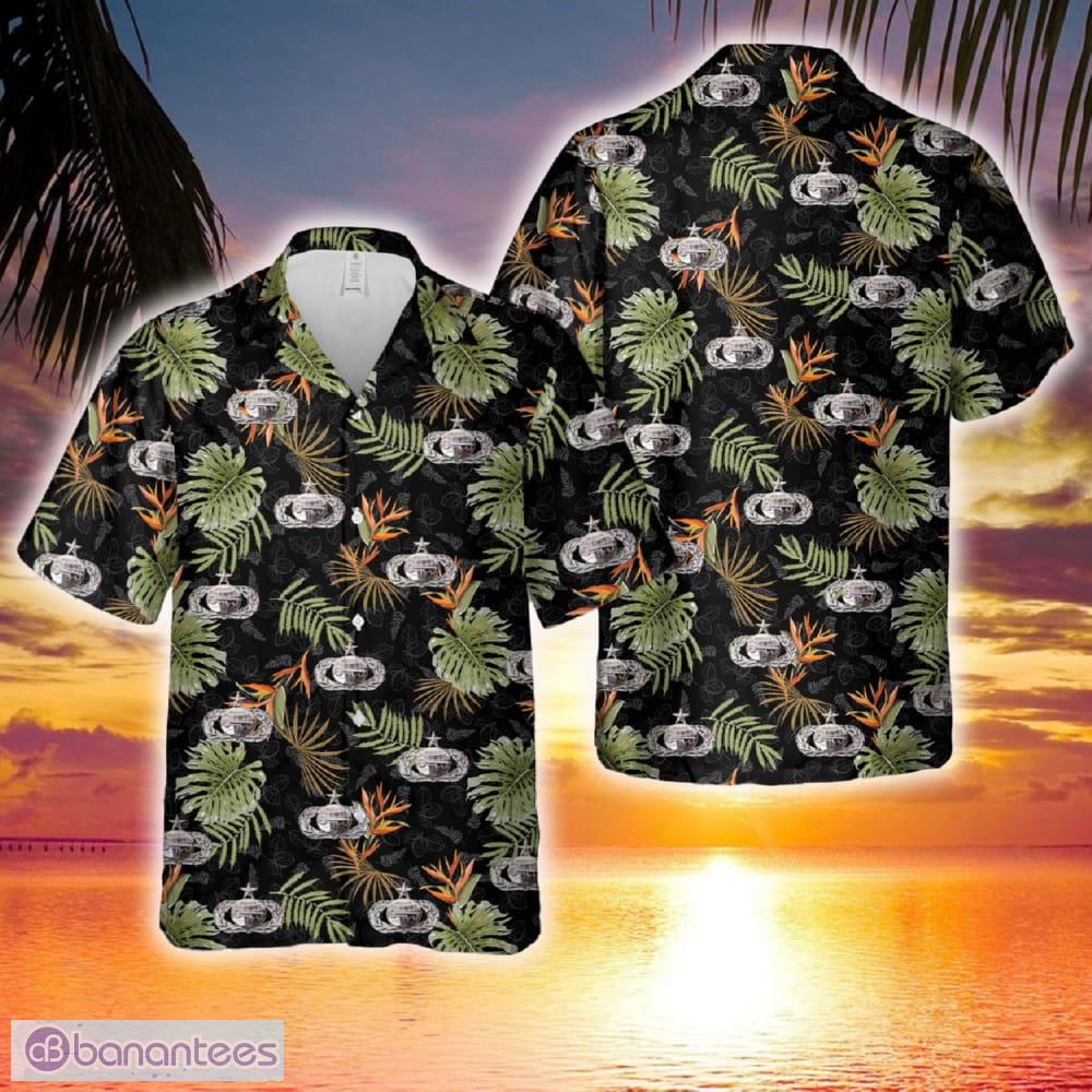 US Air Force Senior Intelligence Badge Hawaiian Shirt Tropical Summer ...