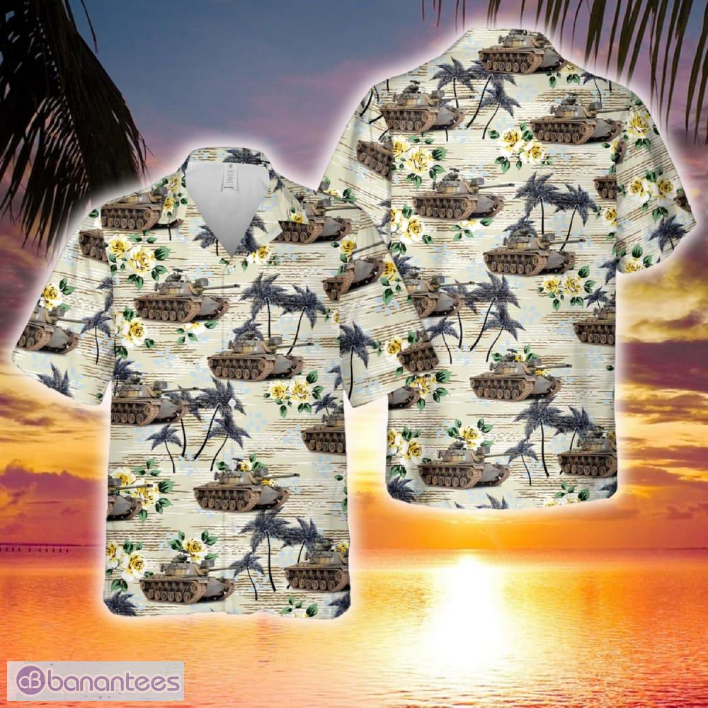 US Army M48A1 Patton Vietnam war Hawaiian Shirt Tropical Summer - Banantees
