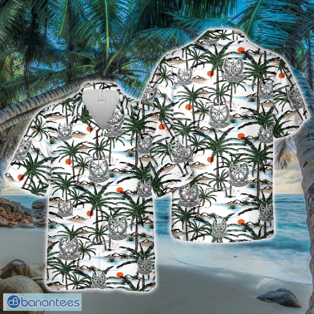 US Army Master Gunner Badge Concept Hawaiian Shirt Tropical Summer ...
