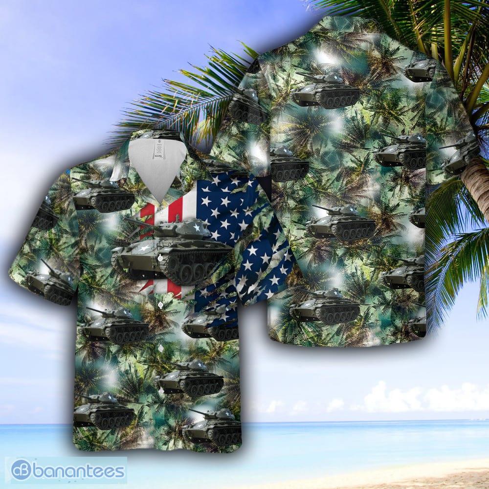 US M24 Chaffee light tank Hawaiian Shirt Print Ideas Gift Mens - Banantees