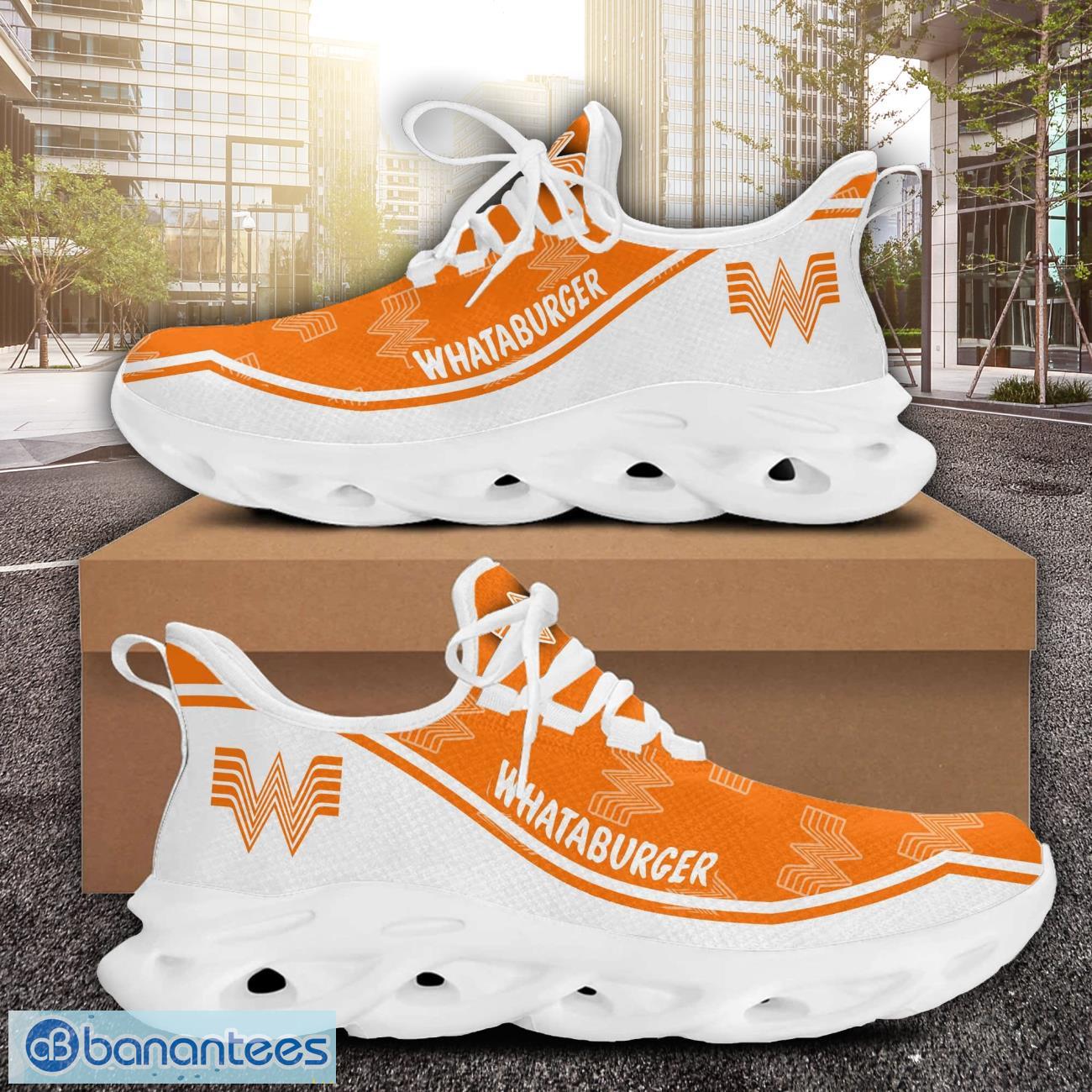 Whataburger Max Soul Shoes 3D Printed Causual Running Sneakers - Banantees