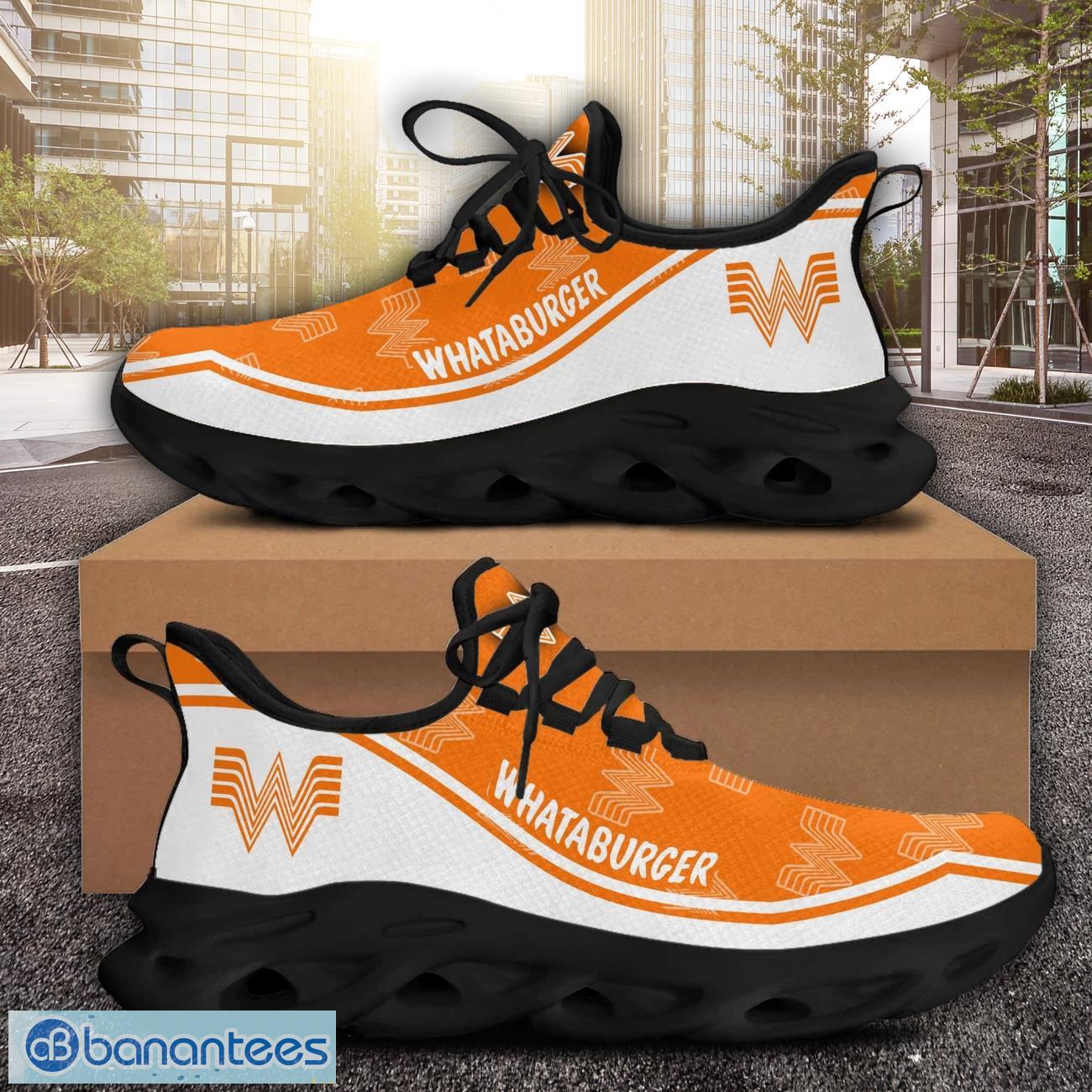 Whataburger Max Soul Shoes 3D Printed Causual Running Sneakers - Banantees