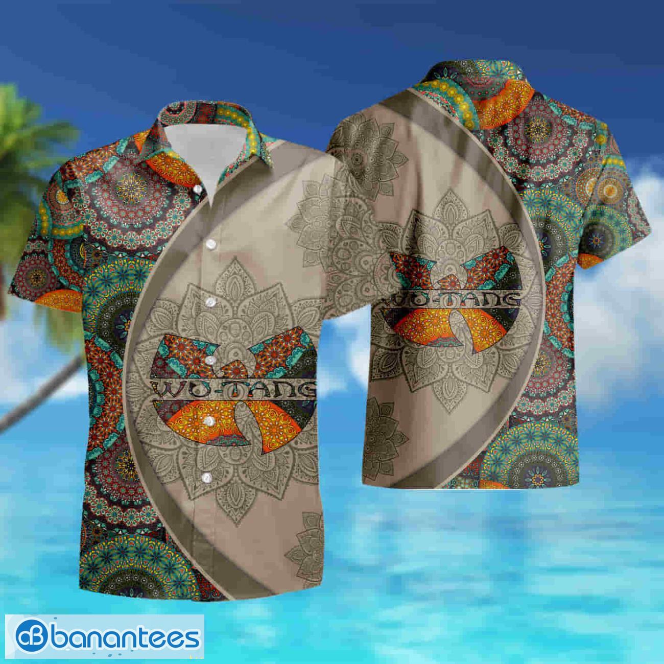 Wu-Tang Clan Logo Mandala Pattern Hawaiian Shirt And Short Summer Shirt ...