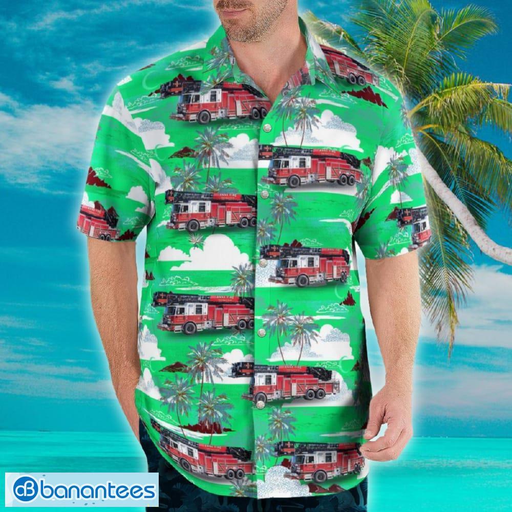 Anna Texas Anna Fire Department Hawaiian Shirt - Banantees