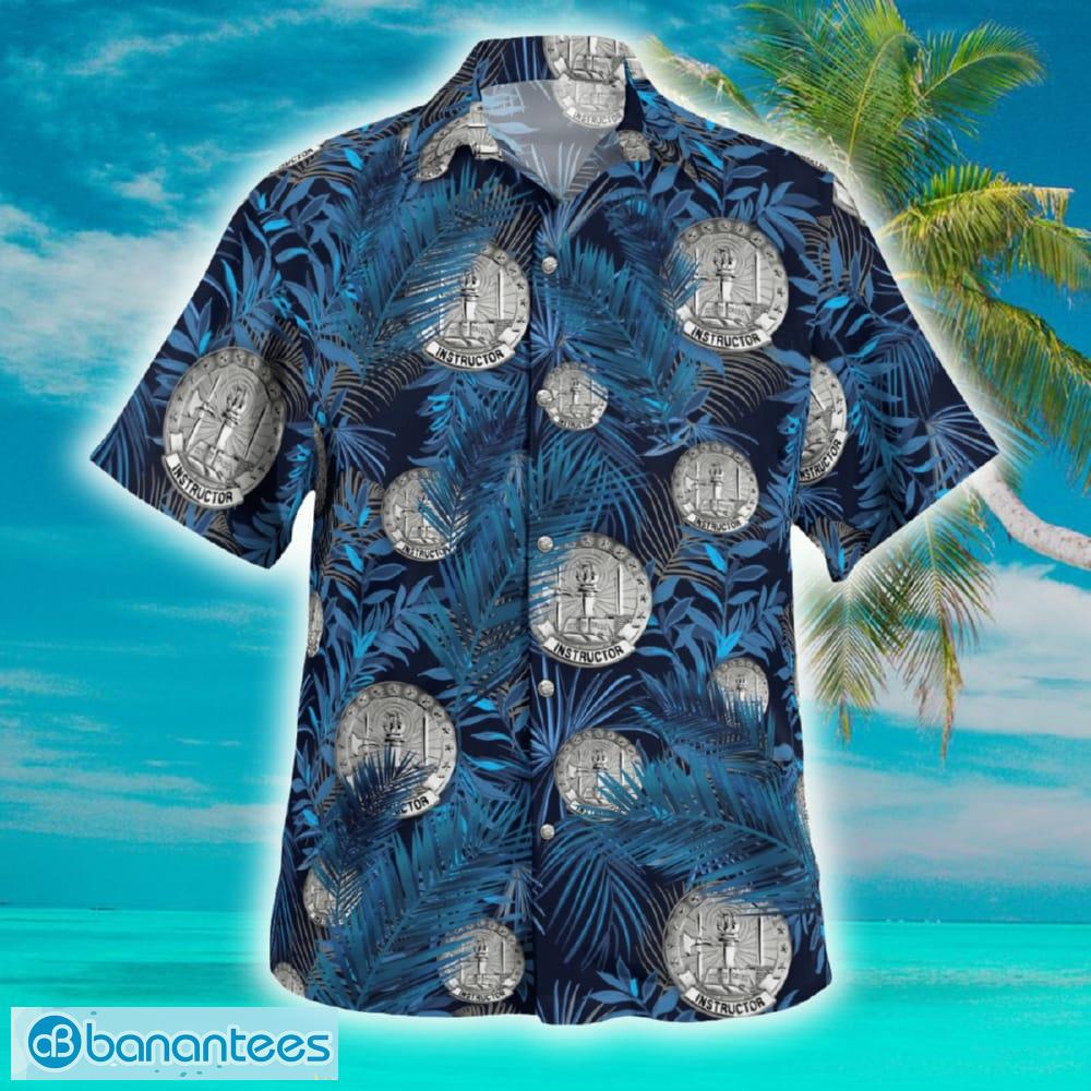 Army Basic Instructor Identification Badge Hawaiian Shirt - Banantees