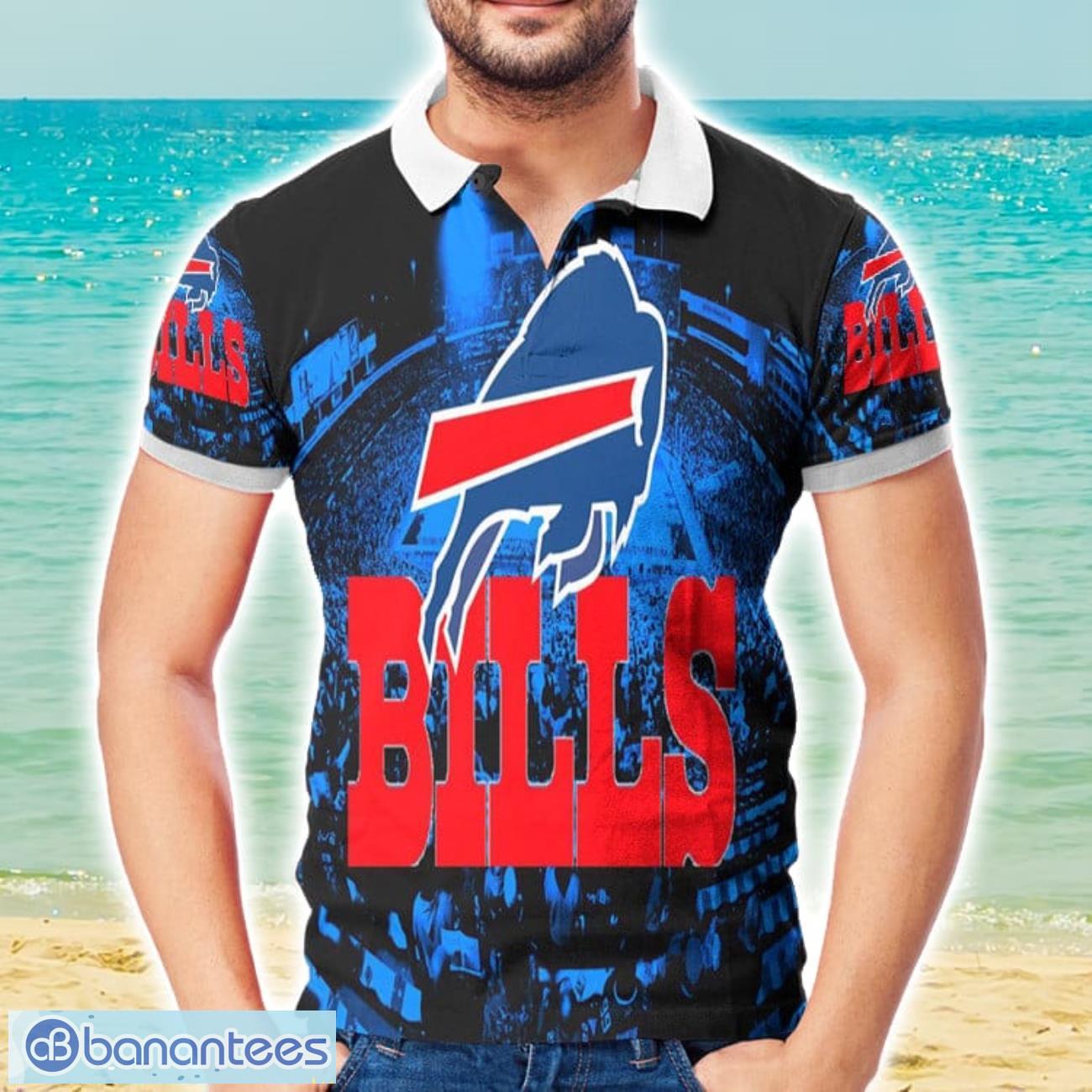 Buffalo Bills Logo V3 3D Polo Shirt Design For Sport Fans - Banantees