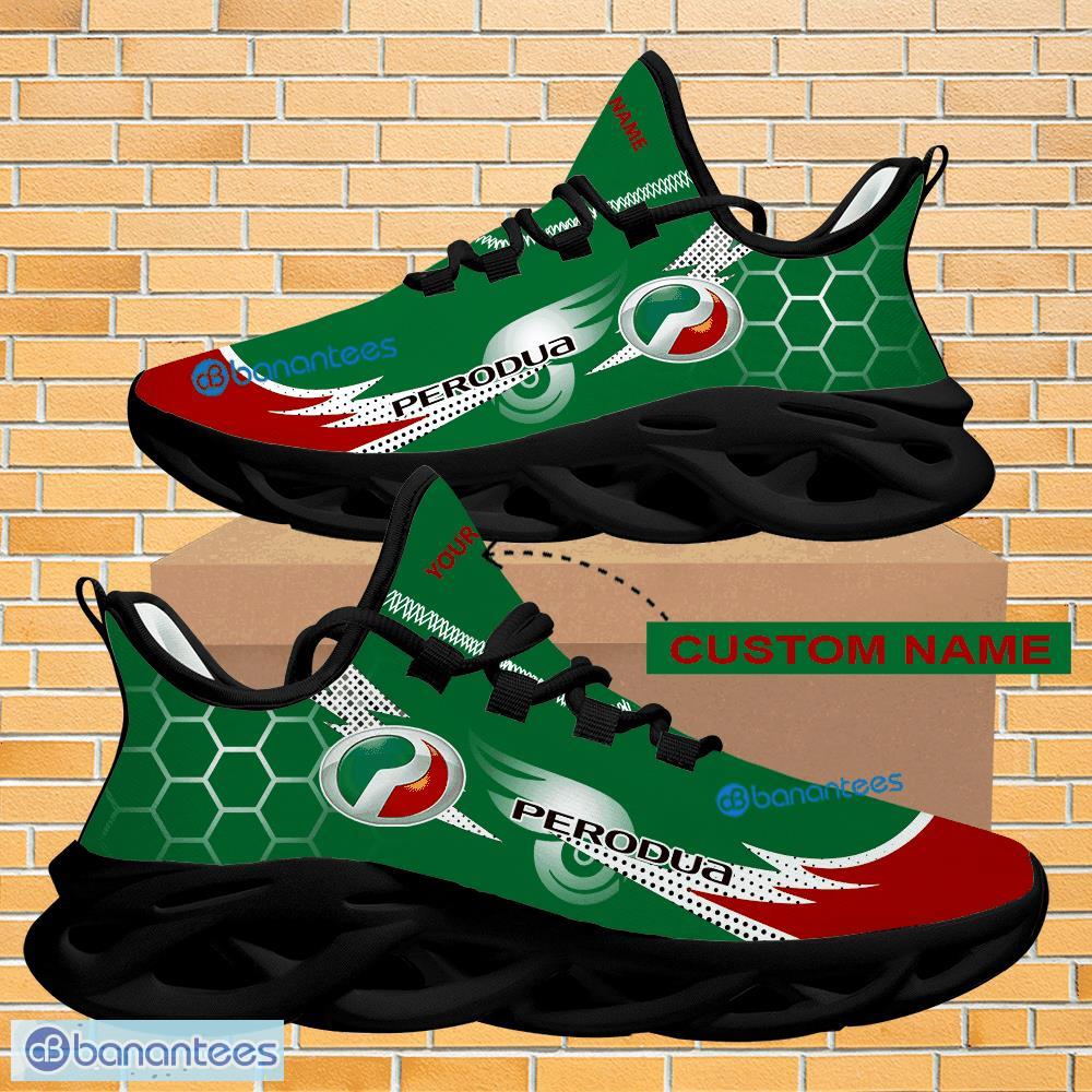 Car Racing Perodua Logo Hexagonal Pattern Max Soul Shoes Unveil Running ...