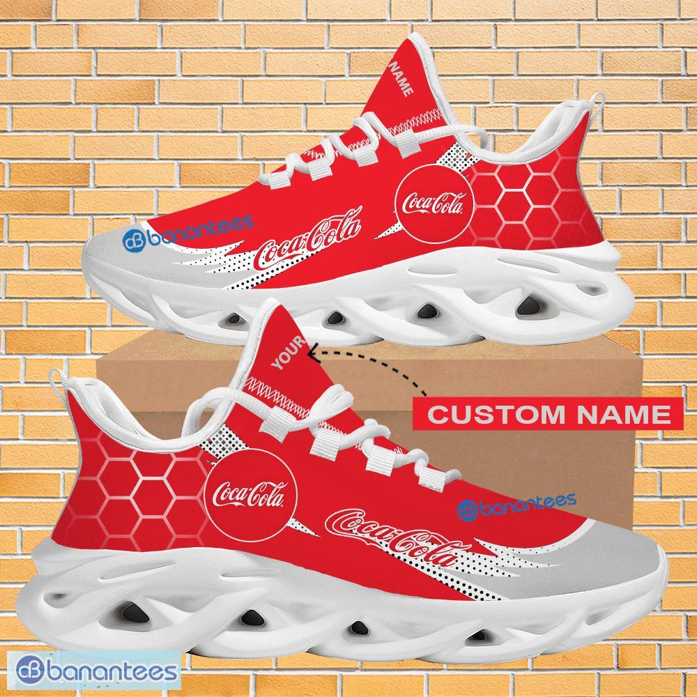 Coca Cola Logo Brand Max Soul Shoes Personalized Fusion Chunky Sneakers ...
