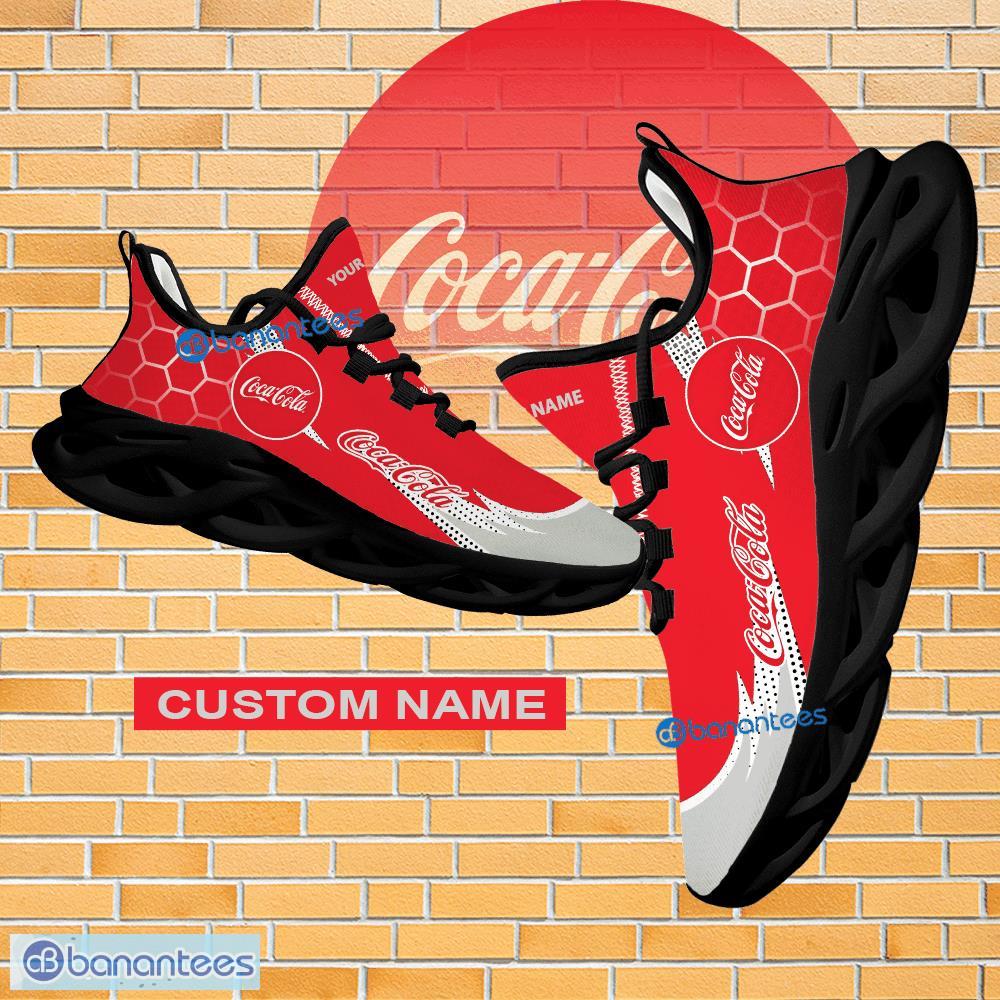 Coca Cola Logo Brand Max Soul Shoes Personalized Fusion Chunky Sneakers ...