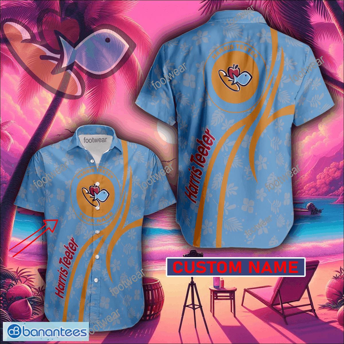 Custom Name Harris Teeter Hawaiian Shirt New Logo Brand For Men Women ...