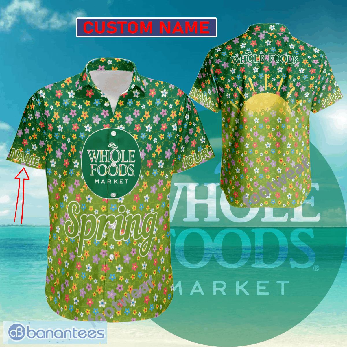 Custom Name Whole Foods Market Logo Brand Floral Logo Aloha Hawaiian ...