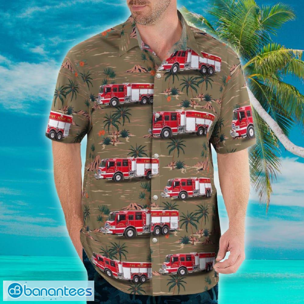 Estacada Oregon Estacada Rural Fire Dist 69 Hawaiian Shirt - Banantees