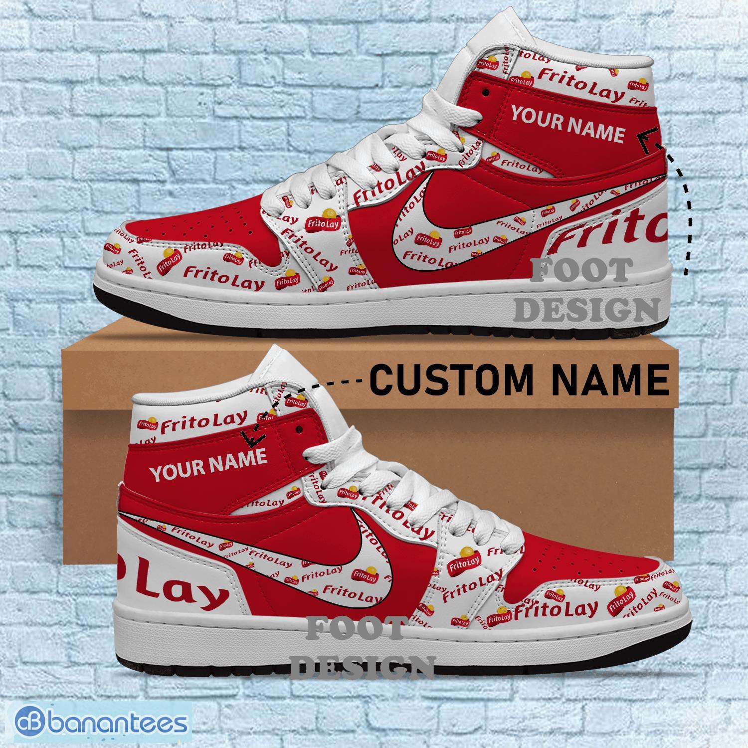Frito Lay Logo Brand Personalized Air Jordan Hightop Shoes All Over ...