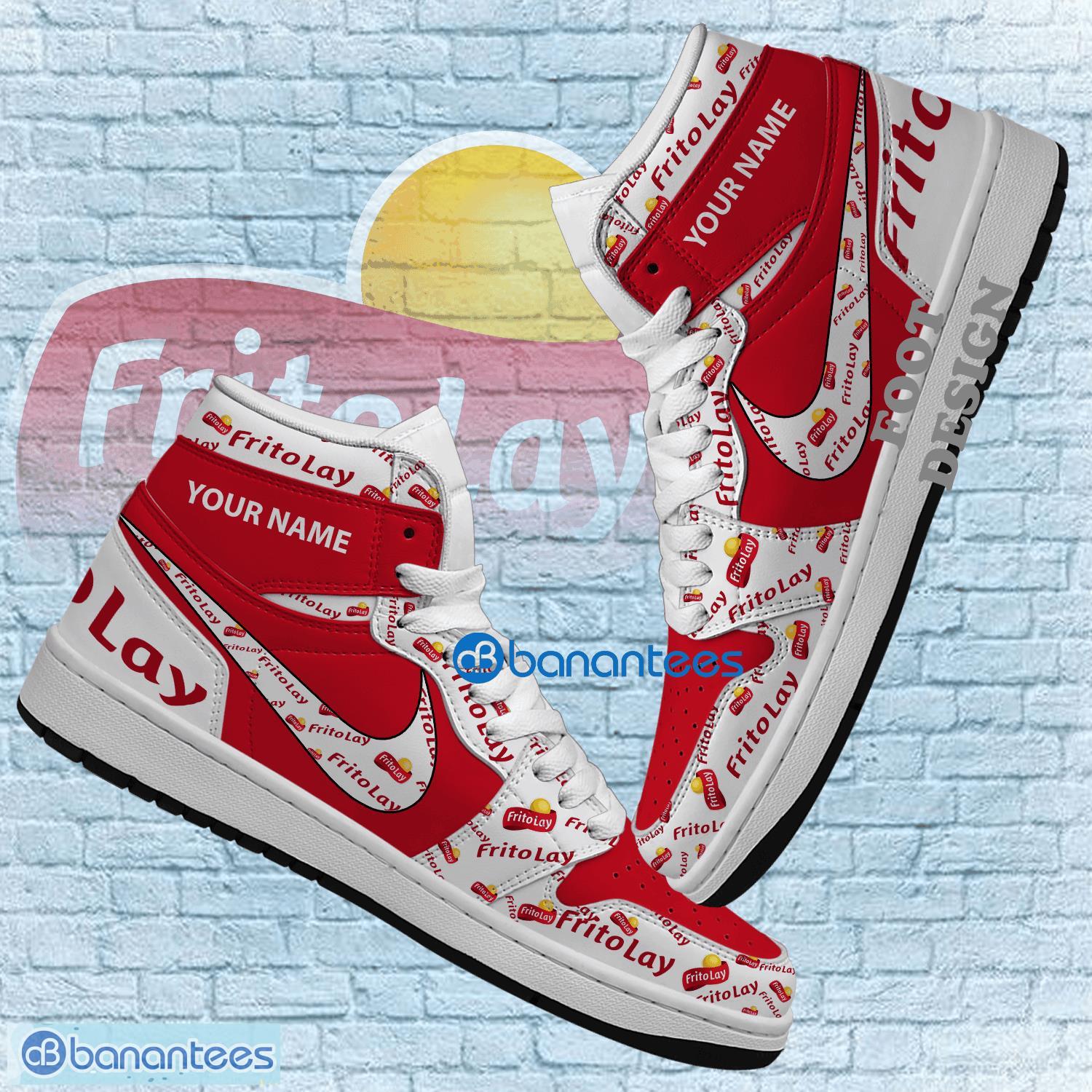 Frito Lay Logo Brand Personalized Air Jordan Hightop Shoes All Over ...