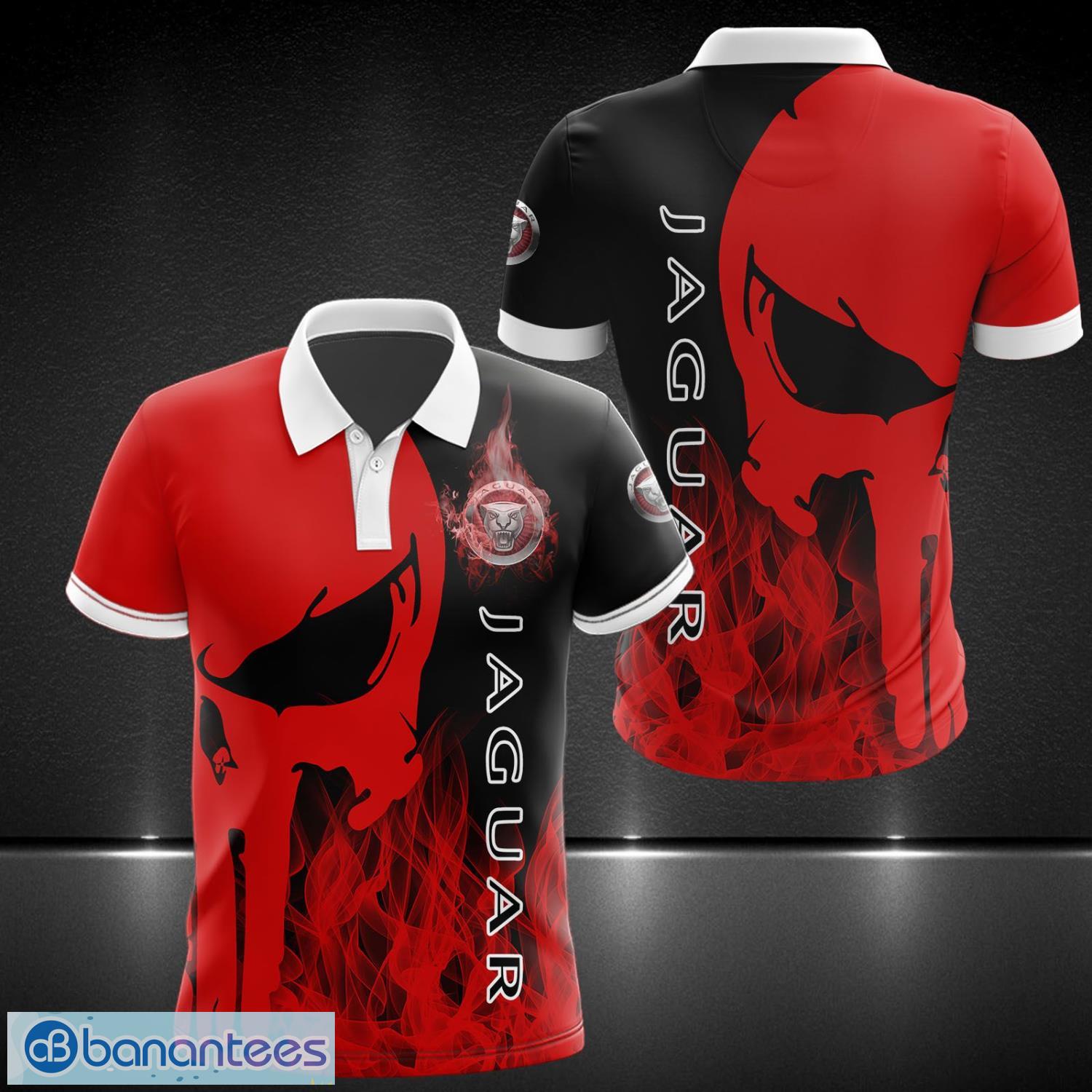 Jaguar Cars Printing AOP Polo Shirt Skull Designs Limited For Fans ...