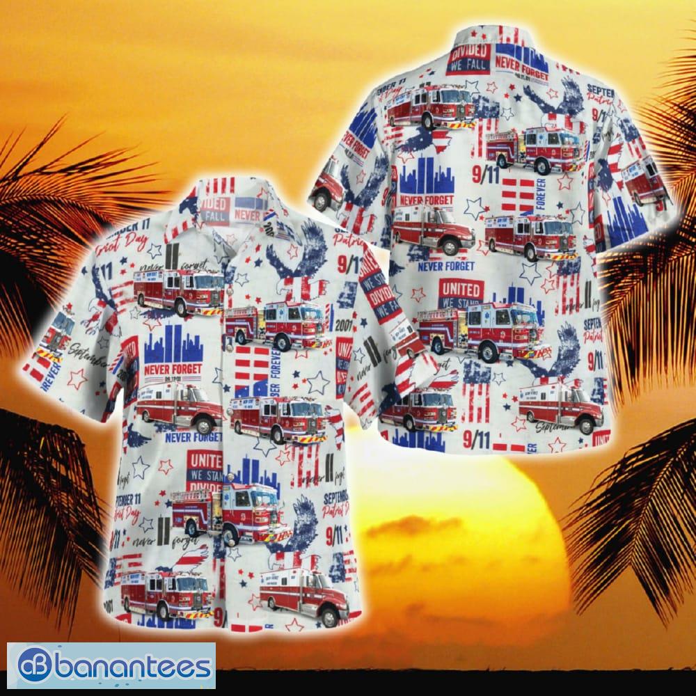 New Kent Fire-Rescue New Kent Virginia Hawaiian Shirt - Banantees