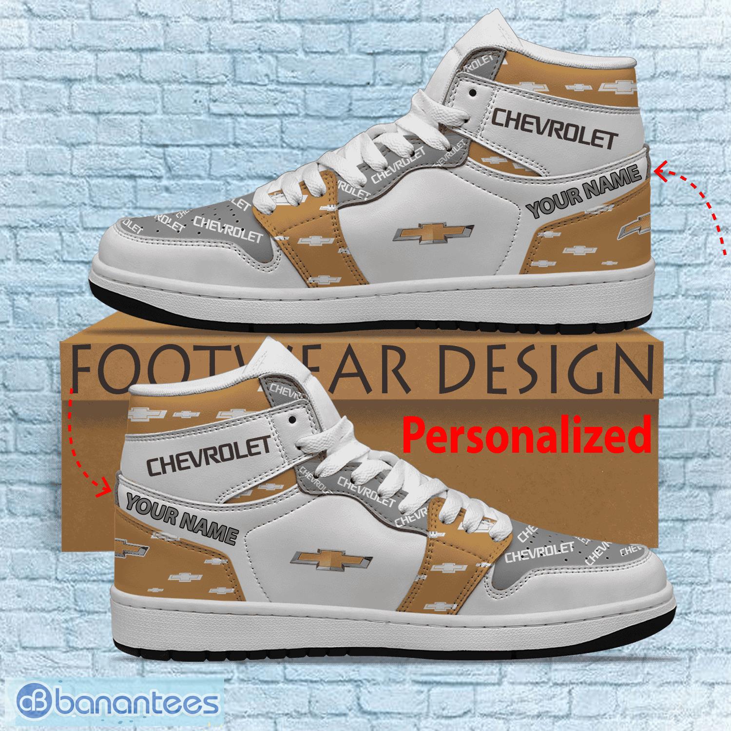 Personalized Car Racing Chevrolet Logo New Style Air Jordan Hightop ...