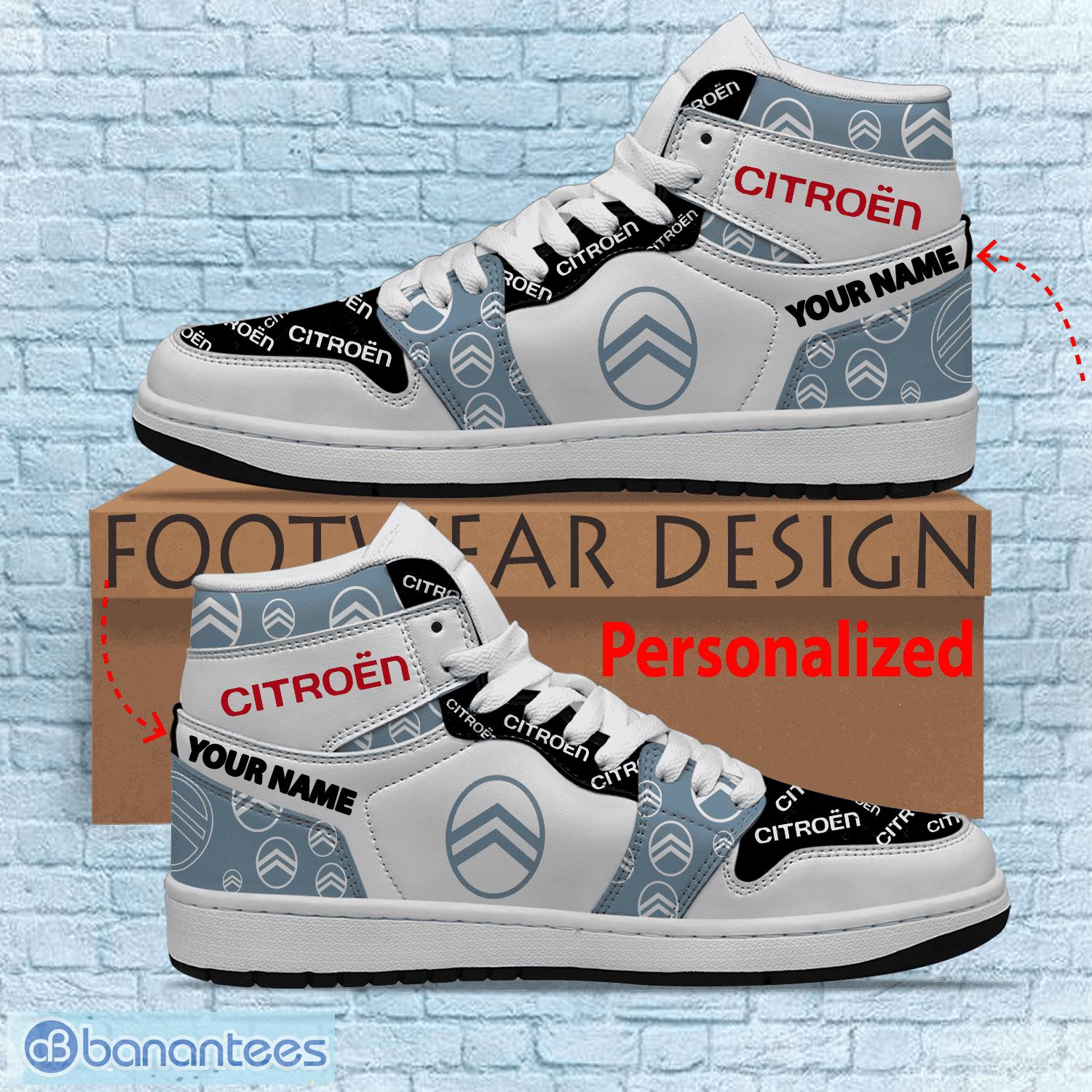 Personalized Car Racing Citroën Logo New Style Air Jordan Hightop Shoes ...