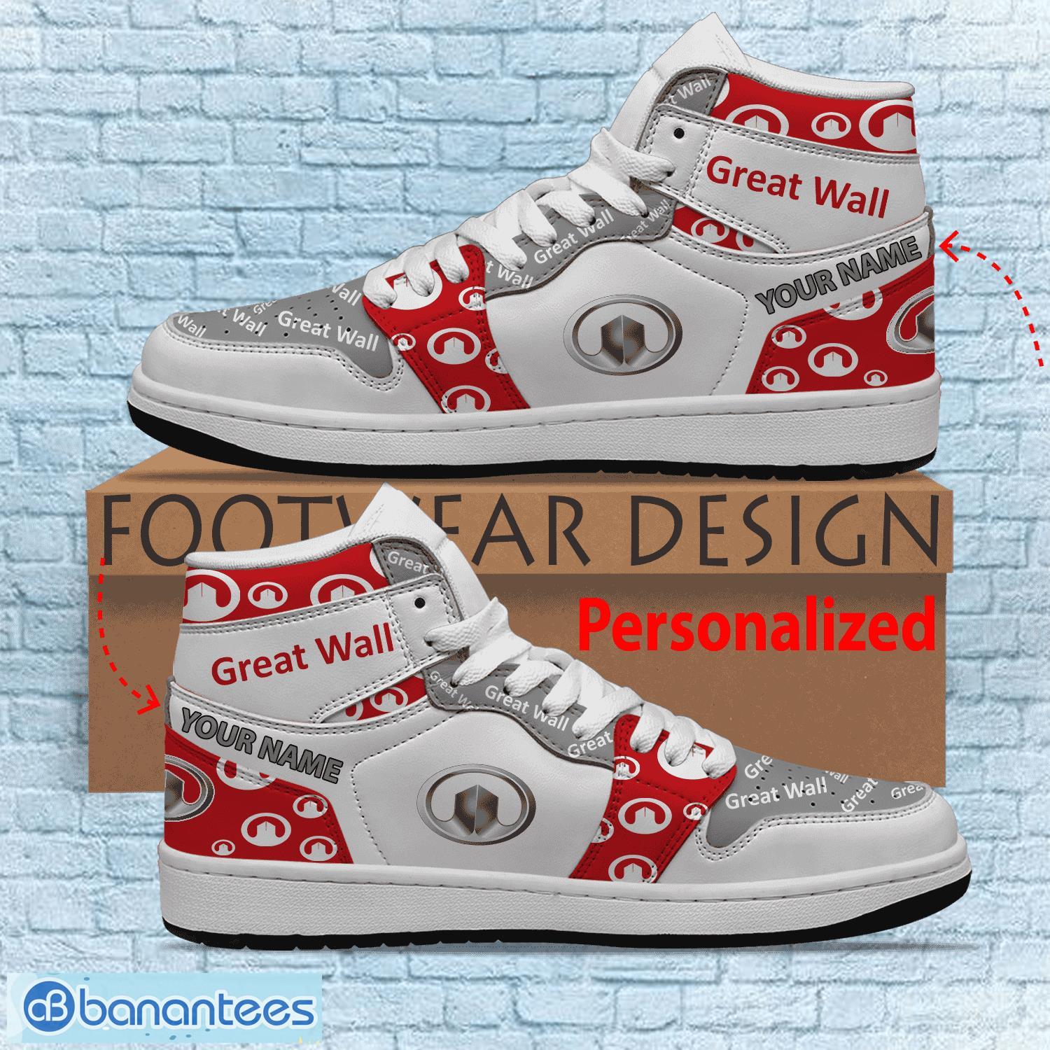 Personalized Car Racing Great Wall Logo New Style Air Jordan Hightop ...