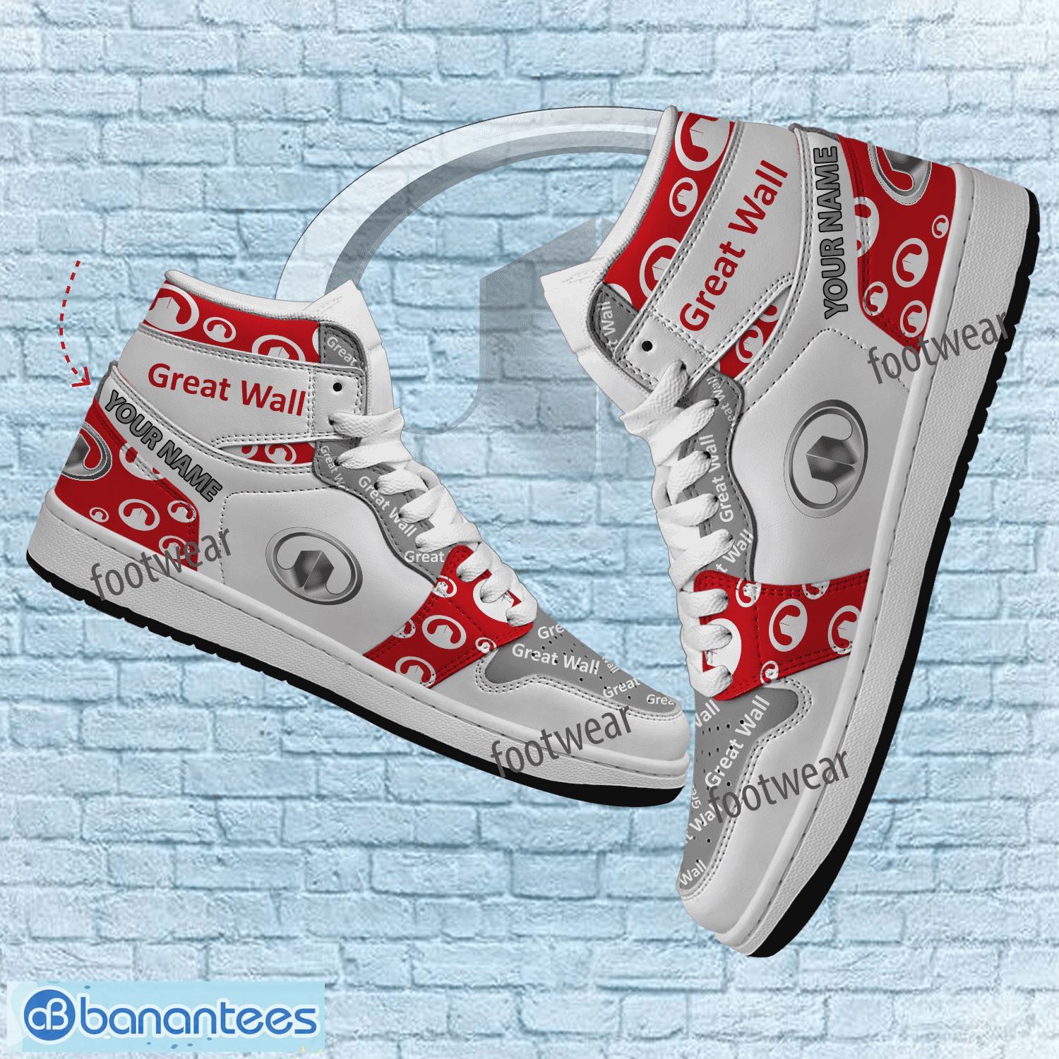 Personalized Car Racing Great Wall Logo New Style Air Jordan Hightop ...
