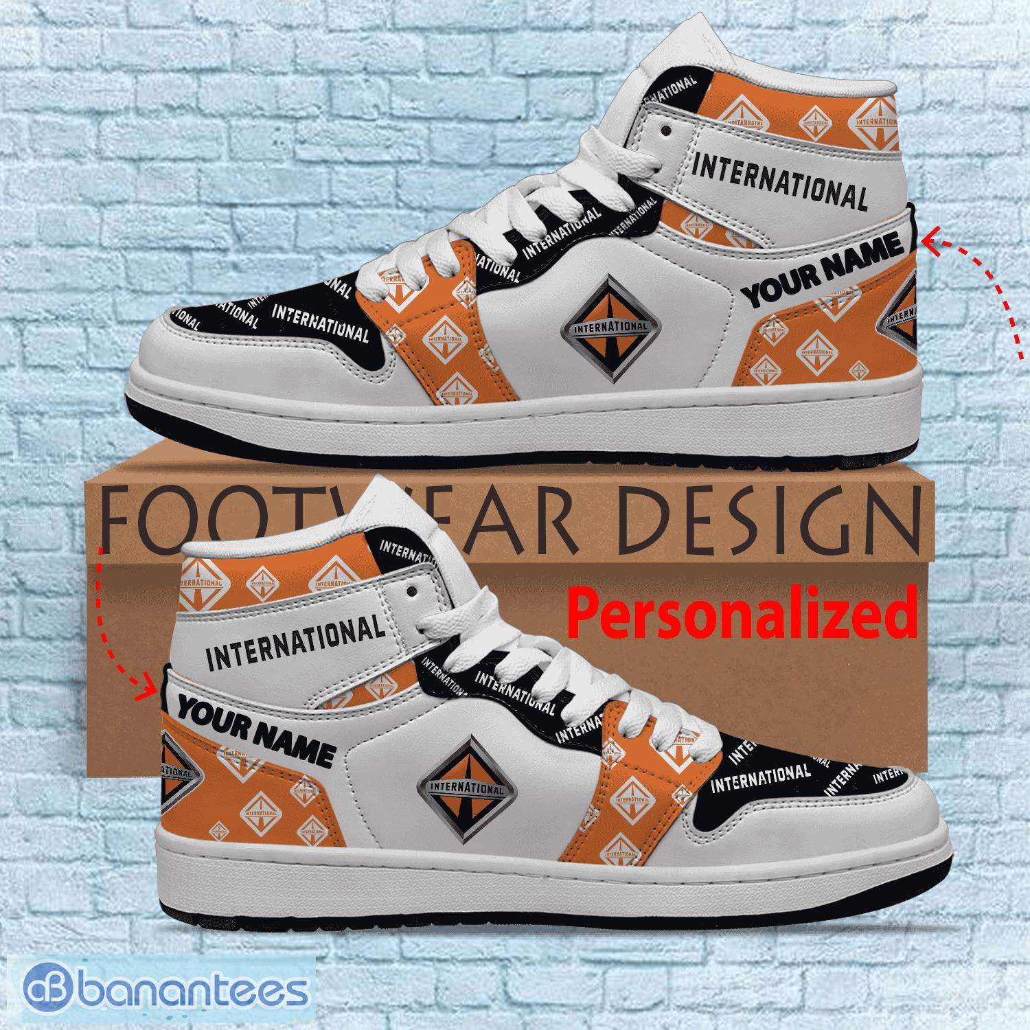 Personalized Car Racing International Logo New Style Air Jordan Hightop ...