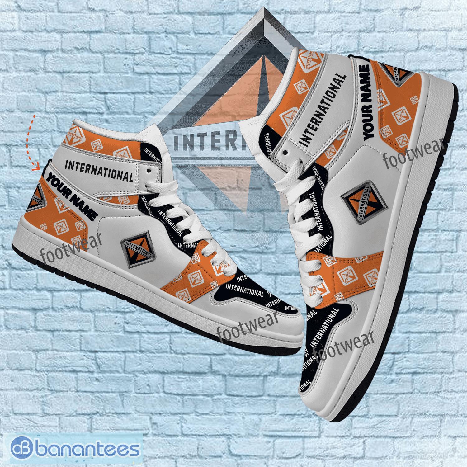 Personalized Car Racing International Logo New Style Air Jordan Hightop ...