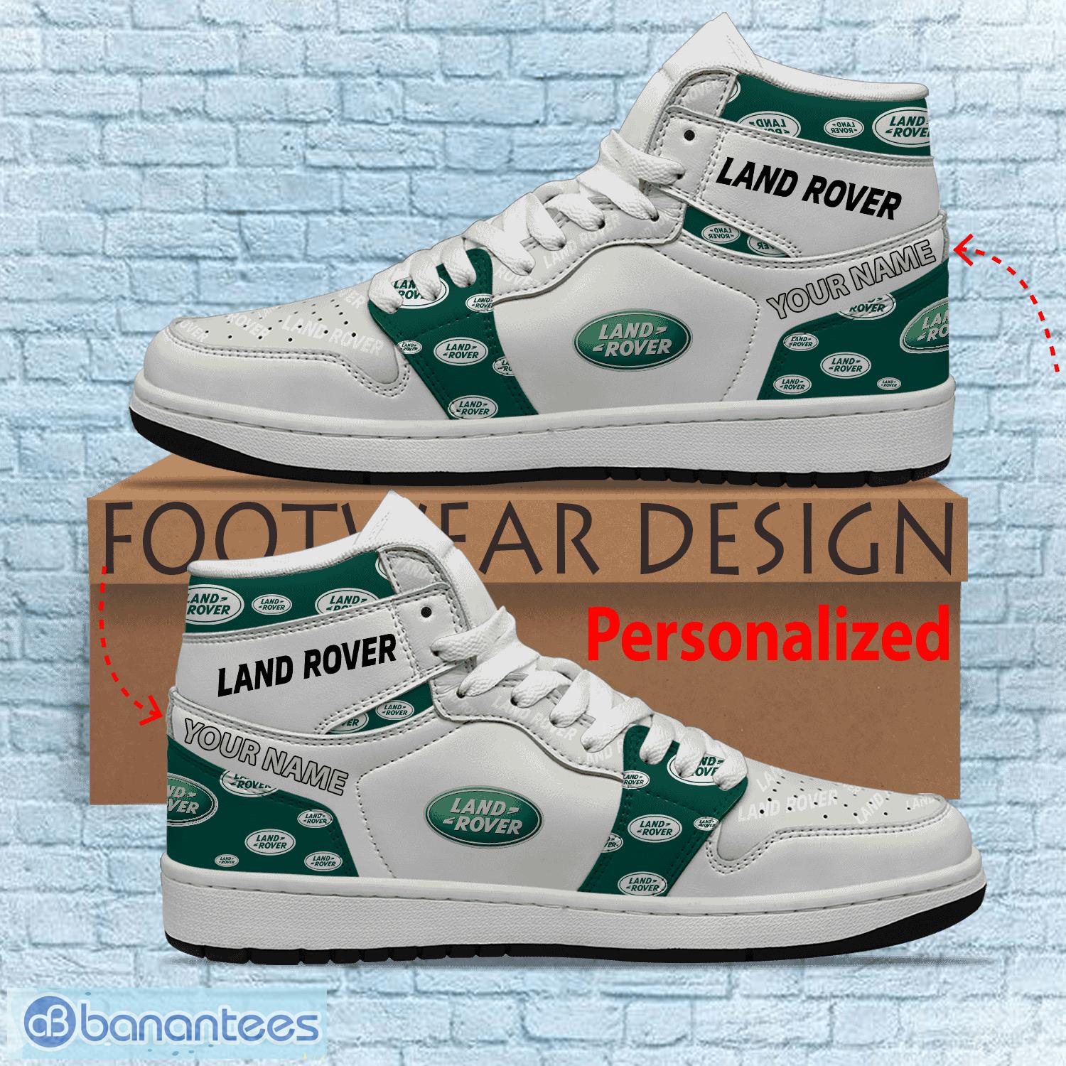 Personalized Car Racing Land Rover Logo New Style Air Jordan Hightop ...