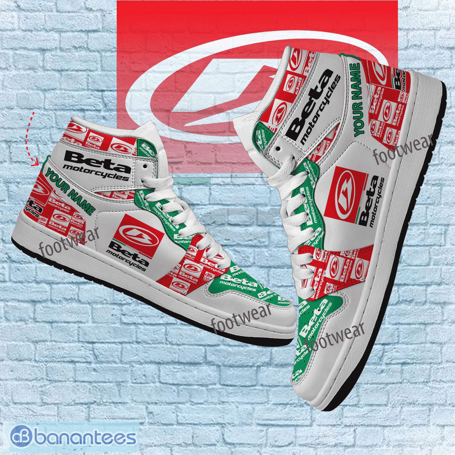 Personalized Motorcycle Beta Logo New Style Air Jordan Hightop Shoes ...