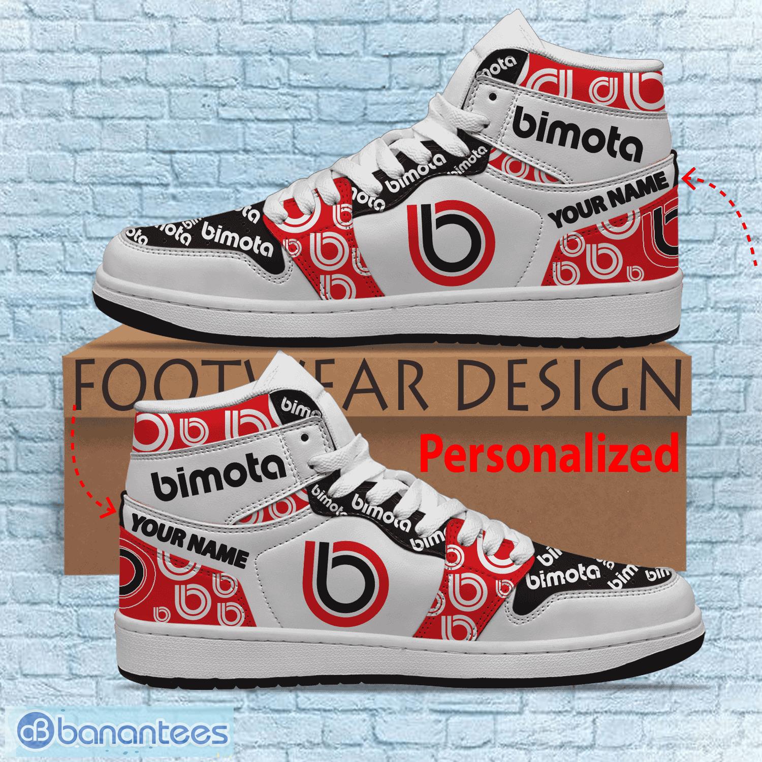 Personalized Motorcycle Bimota Logo New Style Air Jordan Hightop Shoes ...