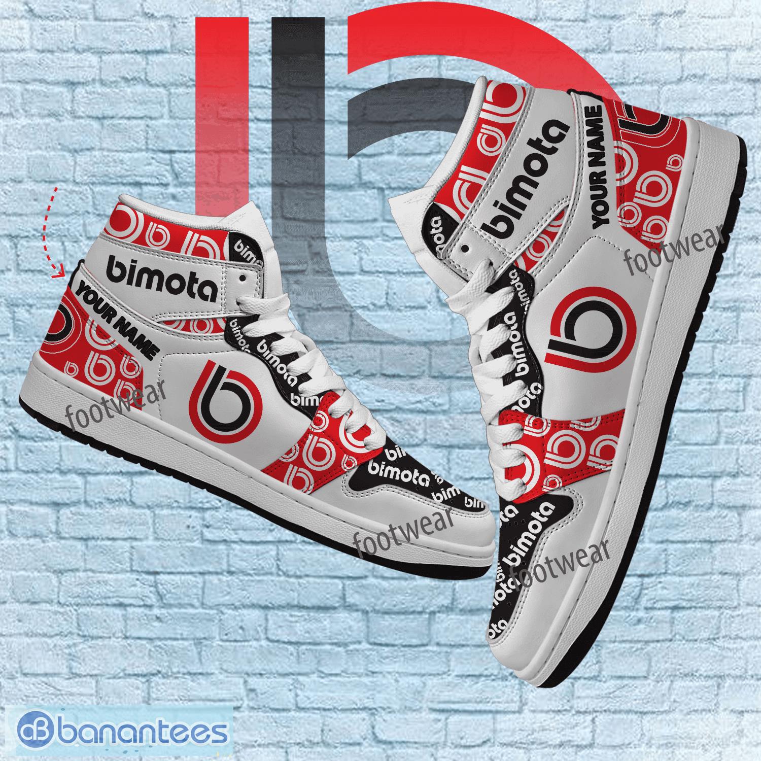 Personalized Motorcycle Bimota Logo New Style Air Jordan Hightop Shoes ...