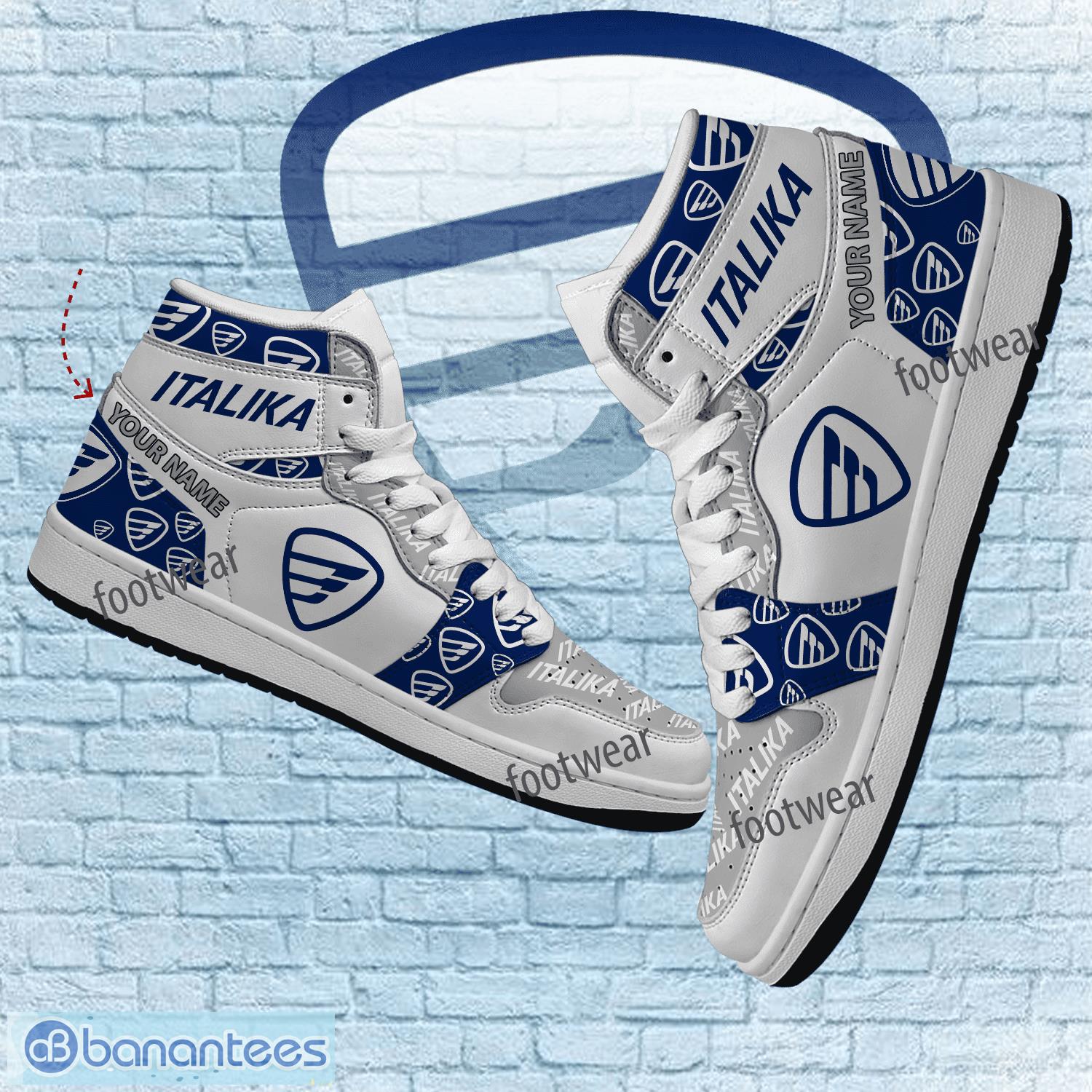 Personalized Motorcycle Italika Logo New Style Air Jordan Hightop Shoes ...