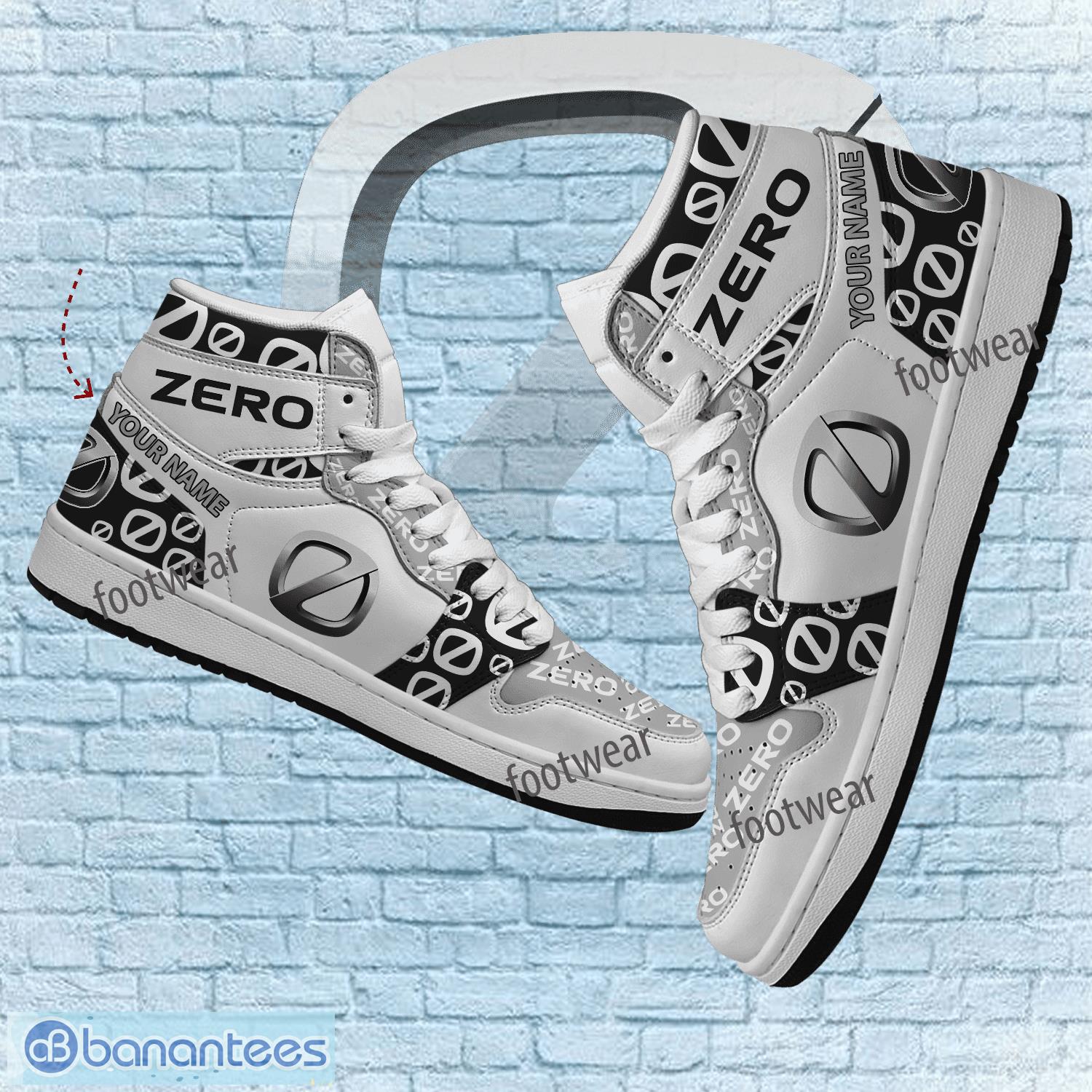 Personalized Motorcycle Zero Logo New Style Air Jordan Hightop Shoes ...