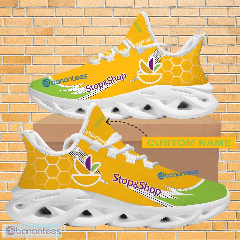 Stop & Shop Logo Brand Max Soul Shoes Personalized High-Quality Chunky ...