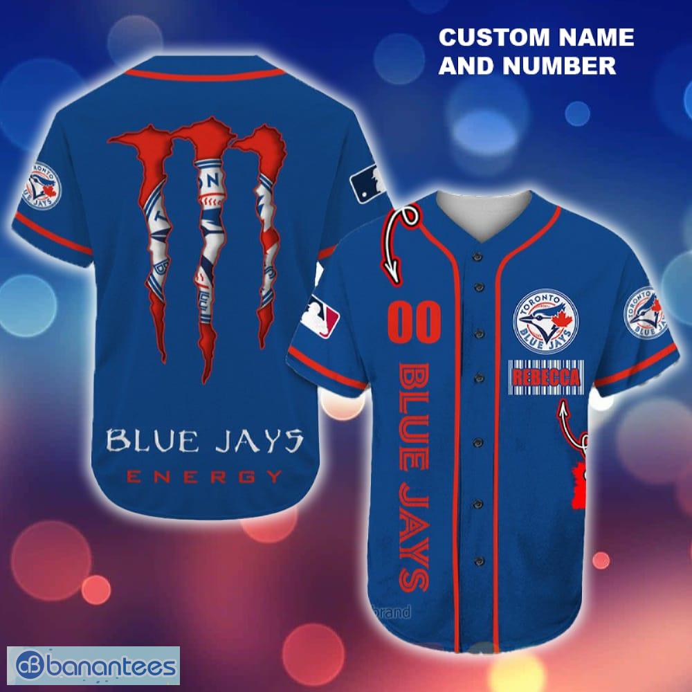 Toronto Blue Jays Monster Energy Mlb Baseball Jersey Shirt Custom ...