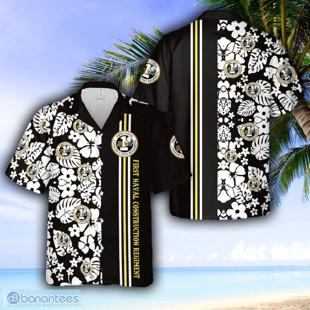 US Navy Seabees FIRST Naval Construction Regiment Hawaiian Shirt Print ...