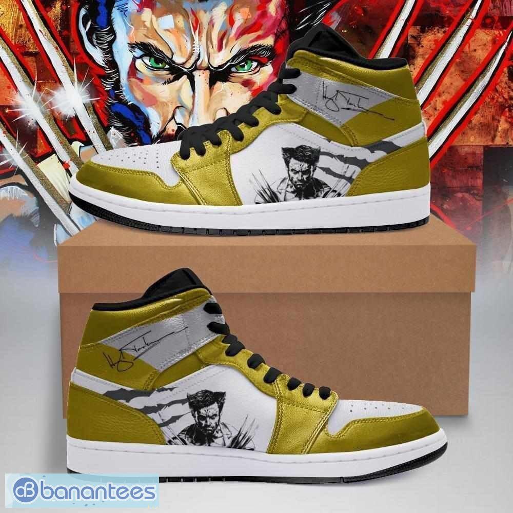 Wolverine Marvel Air Jordan Hightop Shoes - Banantees