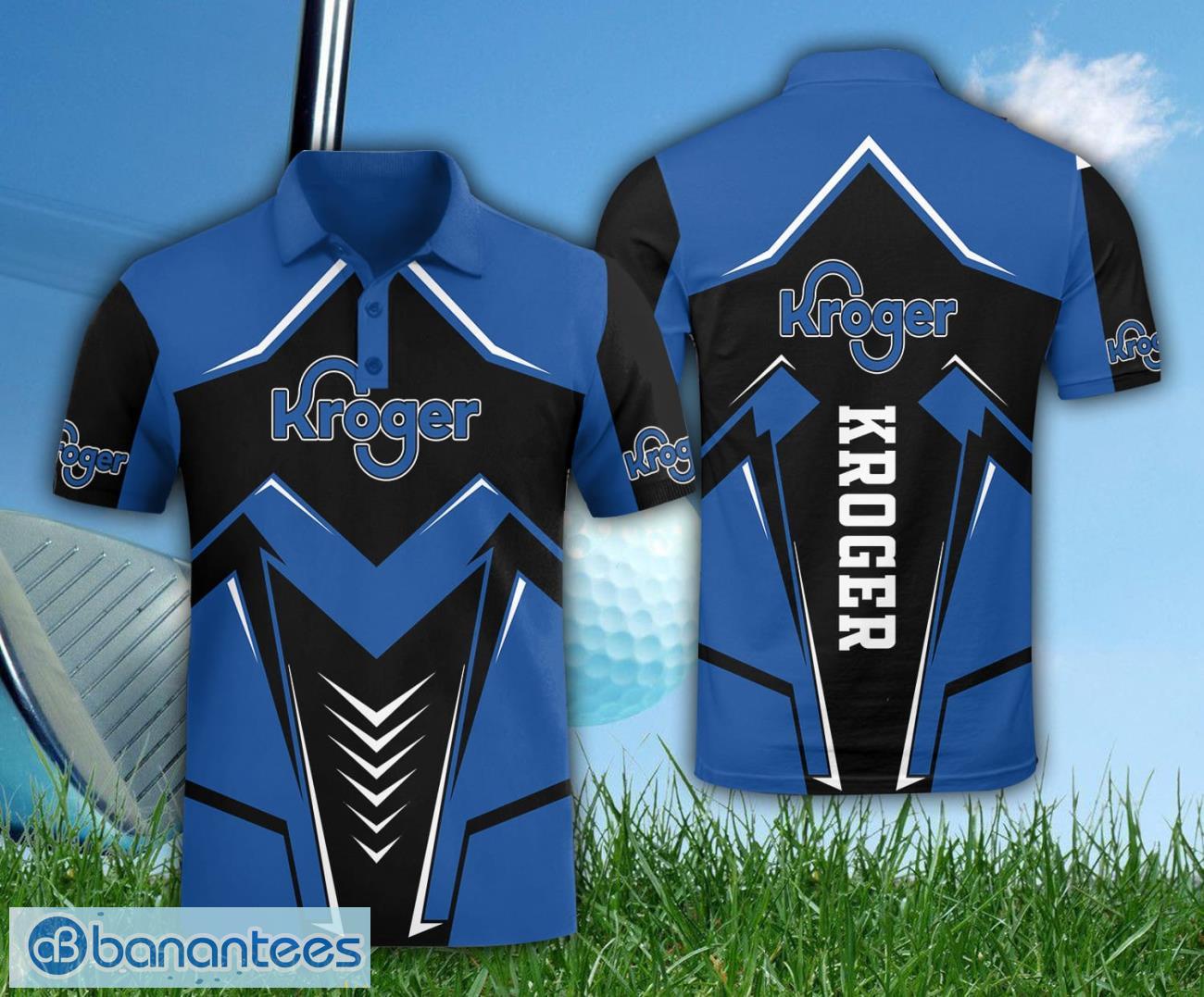 3D Printing Kroger Uniform Polo Shirt Gift - Banantees