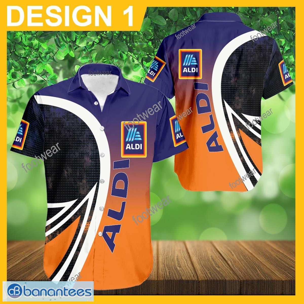 aldi Hawaiian Shirt Logo Brand Design For Men Gifts Summer Holiday ...
